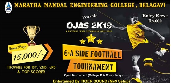 Maratha Mandal Engineering College OJAS 2K19 Belgaum Event Show Movie ...